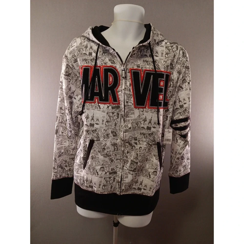 Universal | Shirts | Authentic Marvel Universal Studios Full Zip Comic ...